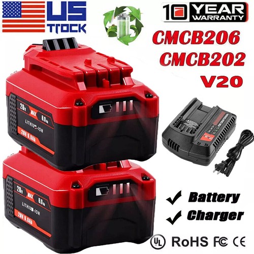 20v For craftsman battery V20 Battery Lithium CMCB205 CMCB204 CMCB202 ...