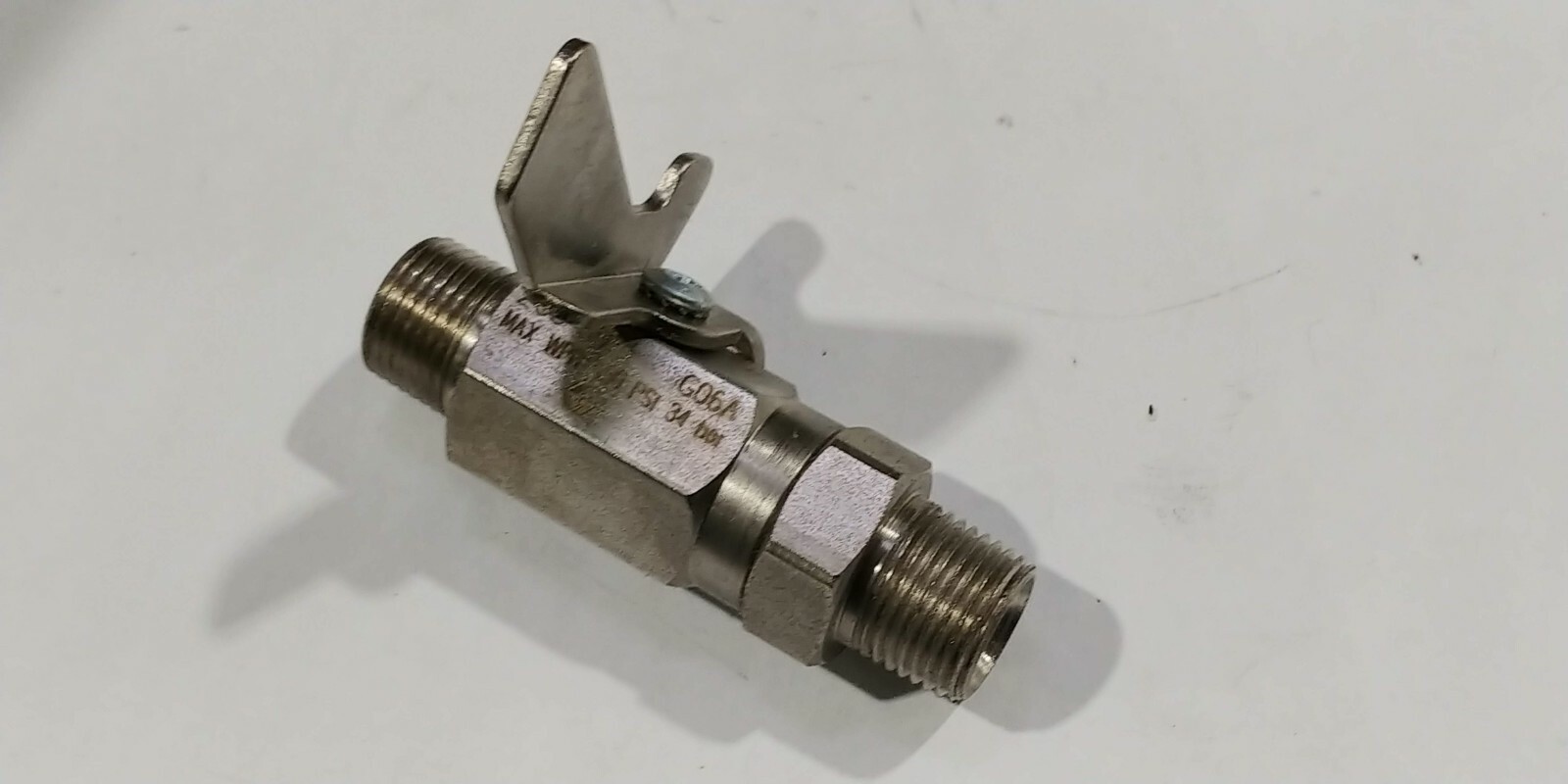 NEW Graco Ball Valve 3/8” in NPT 208393 500 PSI G06A Stainless Steel ...