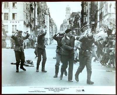 Soldiers captured in Nazi invasion IS PARIS BURNING org 1966 Lobby Card ...