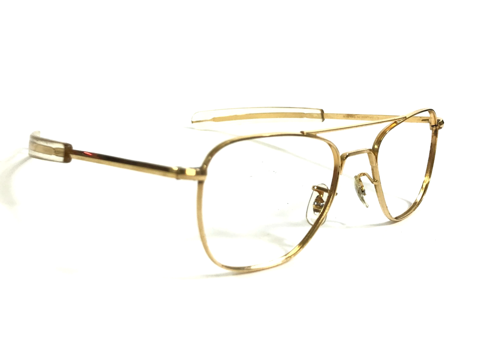 Vintage Randolph Engineering Sunglasses Frames Gold Bayonet Arms 5 1/2 ...