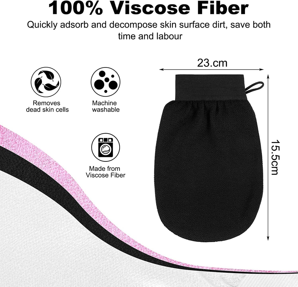 3 Pack Korean Exfoliating Mitts Body Scrub Glove Bath SPA Exfoliating ...