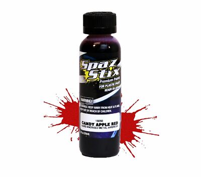 Spaz Stix - Candy Apple Red Airbrush Ready Paint, 2oz Bottle | eBay