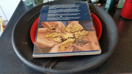 gold prospecting metal detecting book and 2 pans 1765489954| eBay