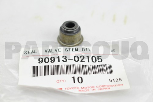 9091302105 Genuine Toyota SEAL OR RING, O(FOR VALVE STEM OIL) 90913 ...