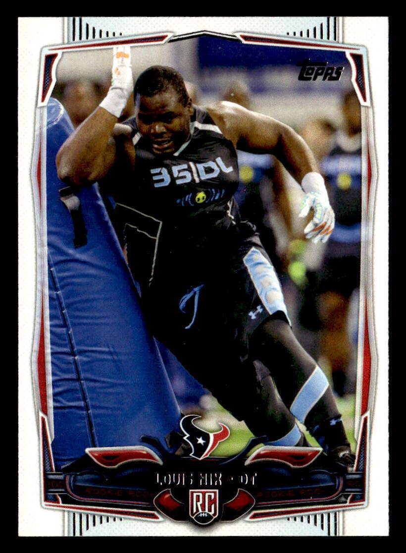Louis Nix 2014 Topps Rookie Card #336 Houston Texans Notre Dame | eBay