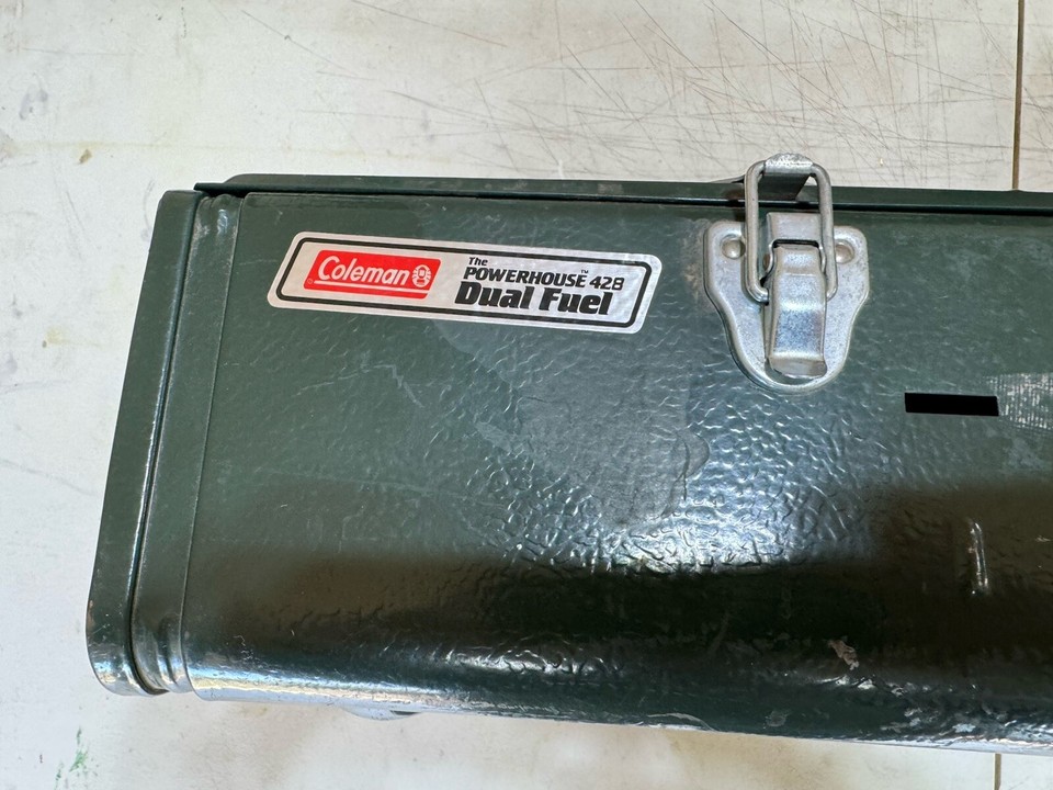 Rare HTF Coleman 3 Burner Powerhouse 428-700 Dual Fuel Stove (No Font ...