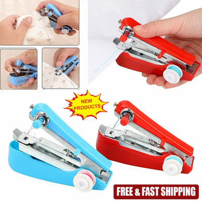 Mini Cordless Sewing Machine Portable Handheld Hand Held Stitch Home ...
