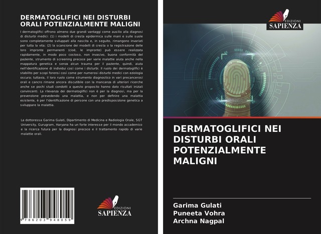 Dermatoglifici Nei Disturbi Orali Potenzialmente Maligni von Garima ...