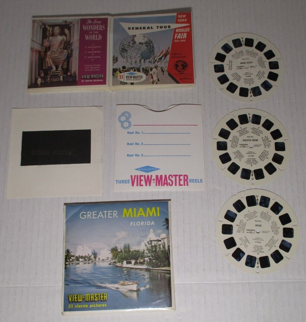 NICE! VIEW-MASTER Packet GREATER MIAMI Florida SAWYER # A 963 | eBay