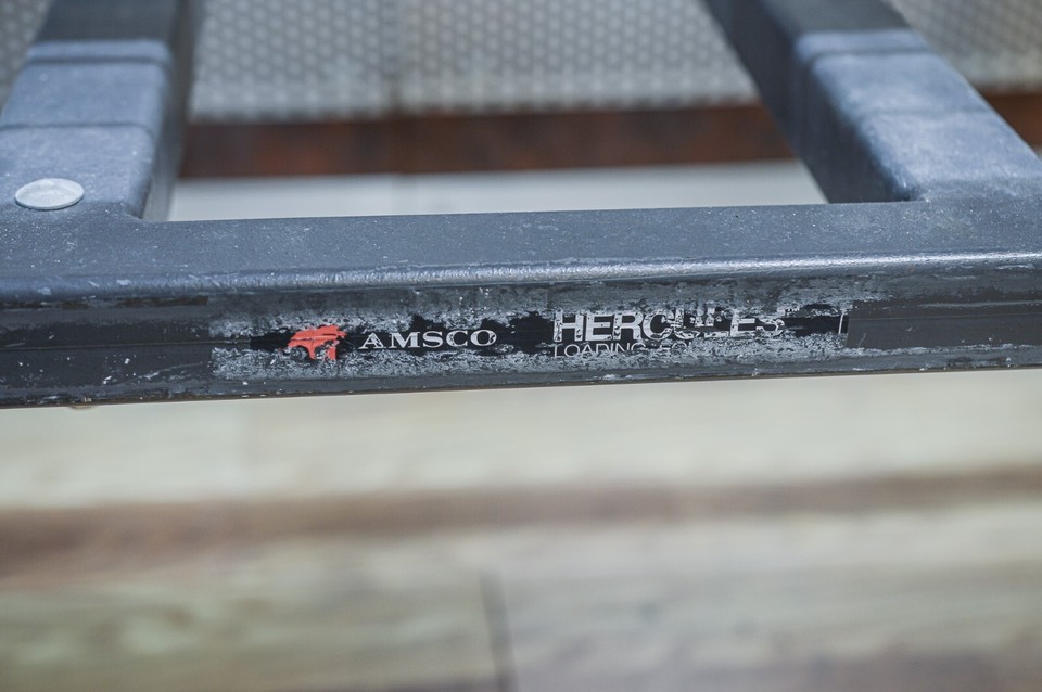 Steris Amsco Sterilization Transport Transfer and Loading Cart 48" x 24 ...