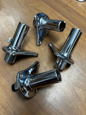 Vintage Chrome Stern Light Socket Base Kainer Perko Chris Craft Century ...