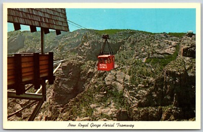 Postcard CO Canon City Colorado New Royal Gorge Aerial Tramway CO05 | eBay