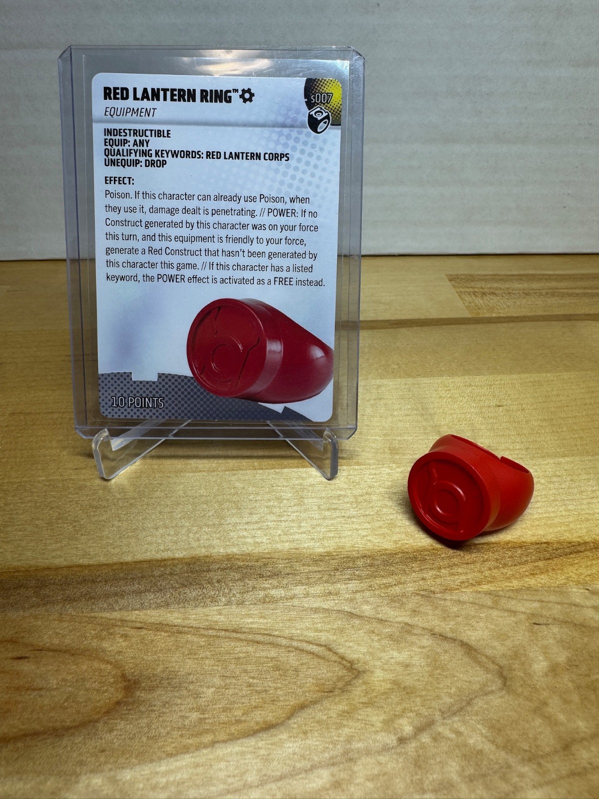 Lantern Legacy Red Lantern Ring #S007 With Card | eBay