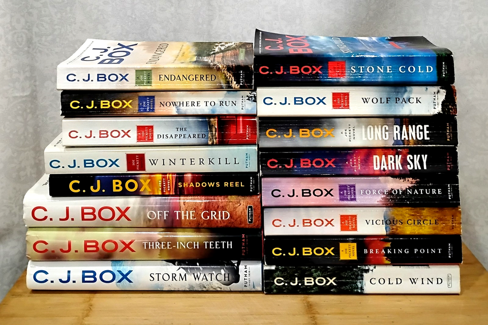 Huge Lot 16 C.J. Box Joe Pickett Series PB/HC Books Three-Inch Teeth ...