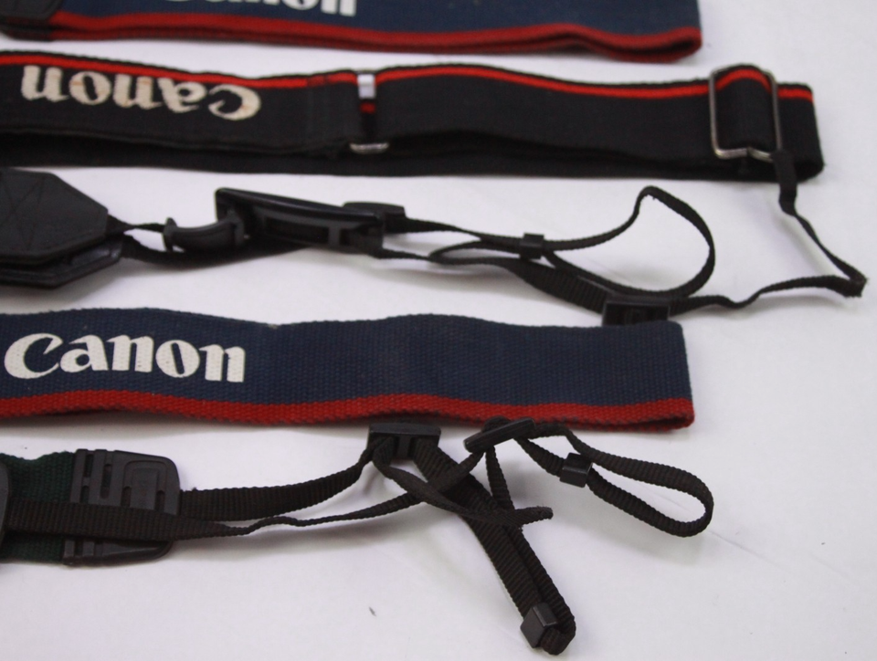 Lot of 6 OEM Genuine Canon Camera Straps EOS Multiple Colors | eBay