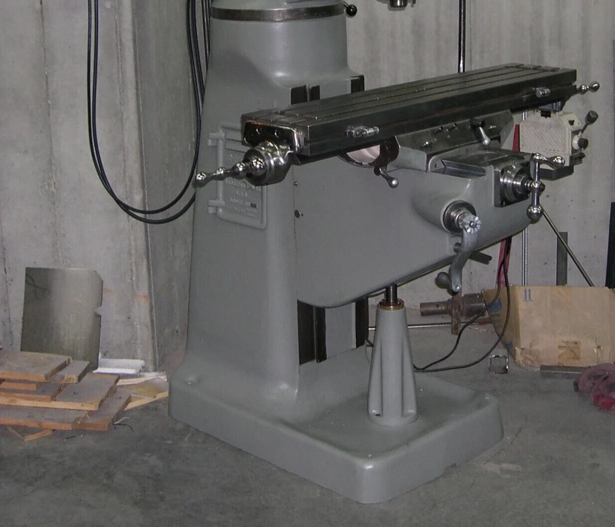 Bridgeport MILLING MACHINE base 9 x 42" | eBay