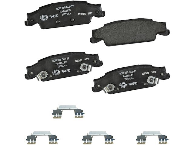 Pagid 61TB45M Rear Brake Pad Set Fits 2003-2007 Cadillac CTS Pagid ...
