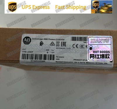 Free Tax 1756-L83EP AB PLC Processor Module New Spot Goods New in box ...