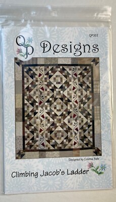 Climbing Jacobs Ladder Quilt Pattern Quilters Paradise Finished Size 76 ...