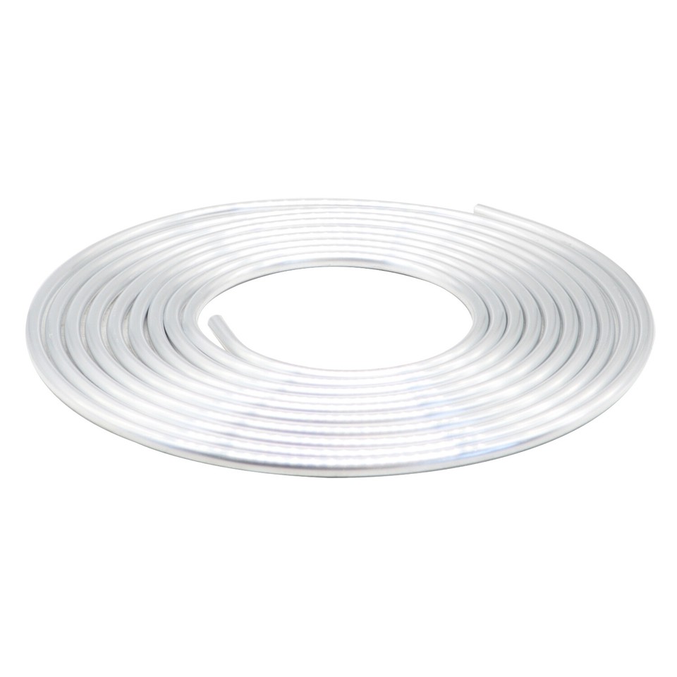 25 Foot 3/8''OD Coil Roll Coil of Steel Zinc Silver Brake Line Fuel ...
