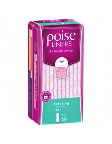 Poise Extra Long Liners 22 Pack x 6 9310088001990 | eBay