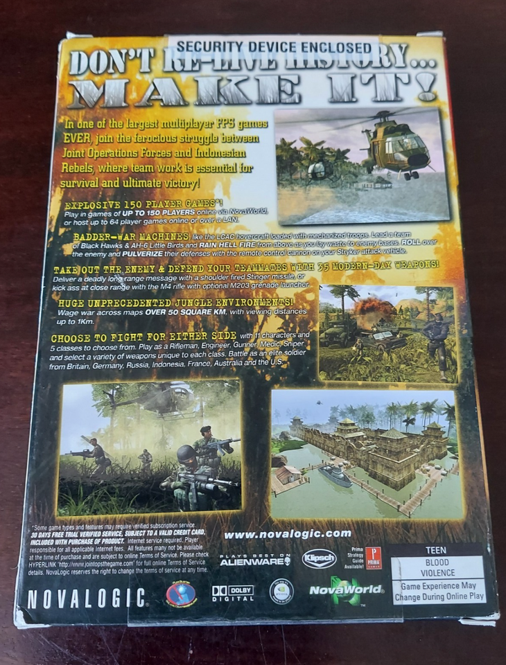 Joint Operations: Typhoon Rising, 2004 PC Game 753799098306| eBay