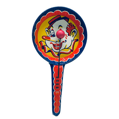Vintage Kirchof Tin Litho Clown Noise Maker Toy | eBay