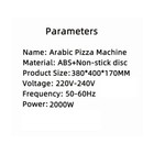 220V Electric Cooker Benchtop Pizza Oven Non-Stick Flat Grill Cook ...