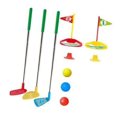 Kids Golf Club Set Mini Golf Kit for Boys Girls Retractable ...