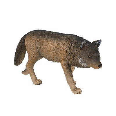 MOJO - Timber Wolf Walking Hand-Painted Toy Figure Woodland Collection ...