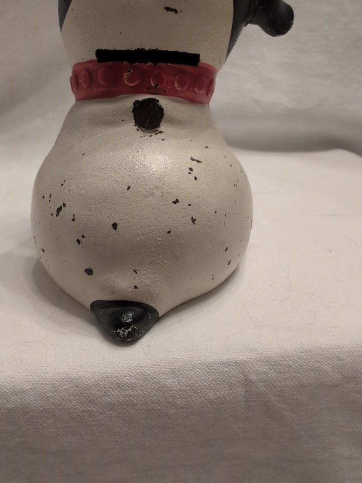 5" Vtg Antique Hubley FIDO Painted Cast Iron Dog Puppy Bank | eBay