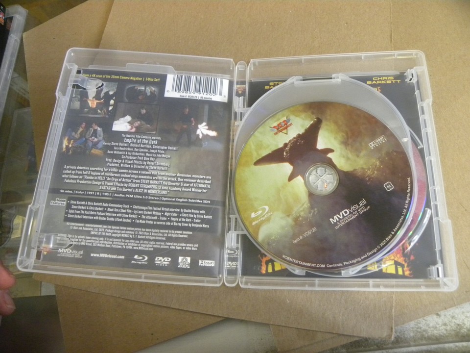 VCI 2025 EMPIRE OF THE DARK Blu-ray & DVD Steve Burkett Fred Olen Ray ...