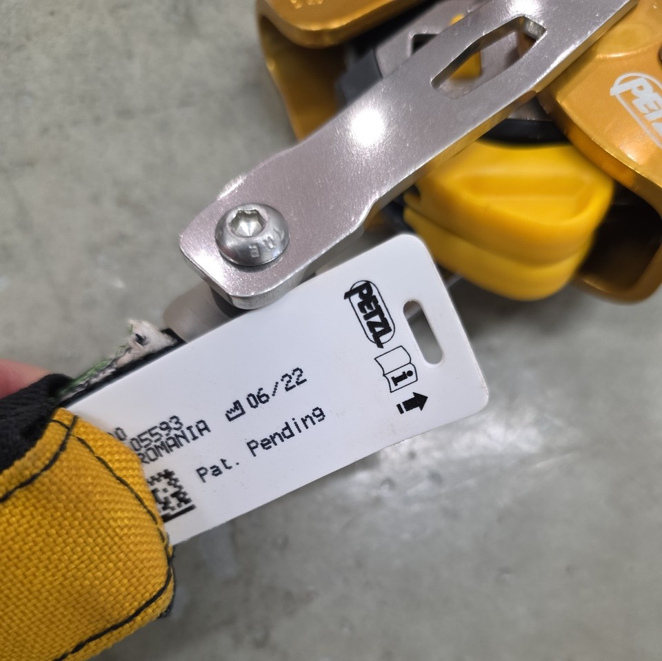 Petzl ASAP LOCK Mobile Fall Arrester with An Attached ASAP'sORBER AXESS ...