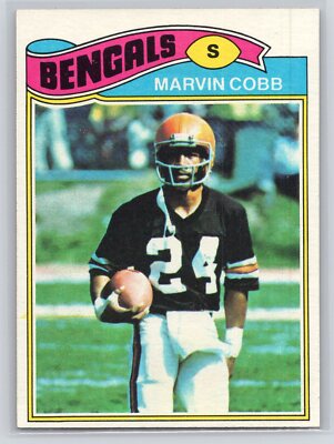 1977 Topps #52 Marvin Cobb - Bengals - NmMt+ | eBay