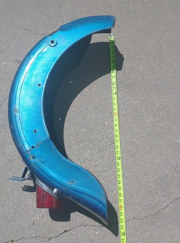 Harley-Davidson Blue 1986 Hinged Rear Shovelhead Fender. | eBay