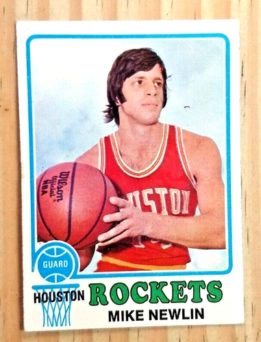 1973-74 TOPPS MIKE NEWLIN 2ND YR CARD#44 HOUSTON ROCKETS NETS NEW YORK ...