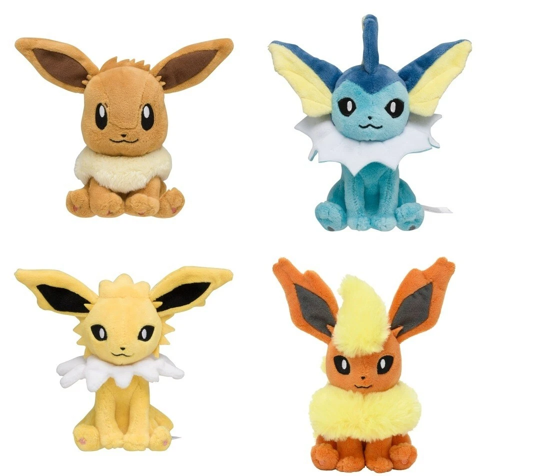Pokemon Eevee Stuffed Plush Toy Kawaii Eeveelution Sylveon, 48% OFF