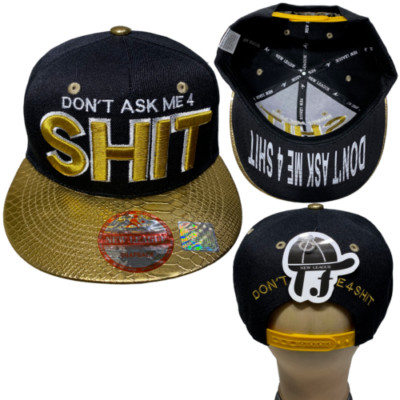 DON'T ASK ME 4 SH*T Embroidered Hip Hop Snapback Adjustable Baseball ...
