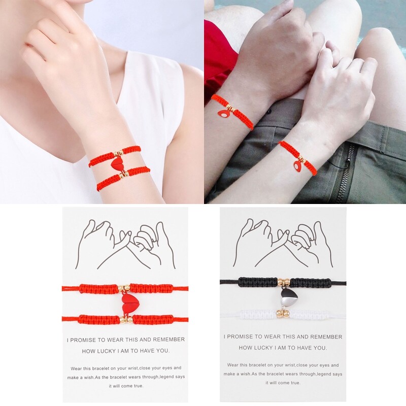 Handmade Rope Long Distance Matching Bracelets Chinese Knot Bracelets ...