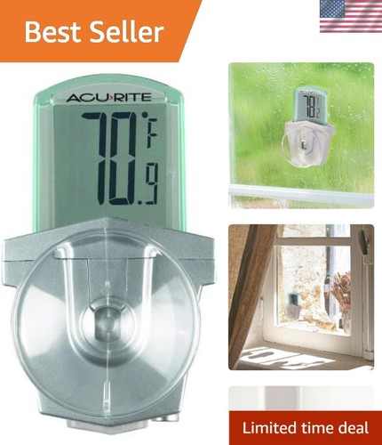 Portable Digital Thermometer for Windows – Weather-Resistant & Easy to ...