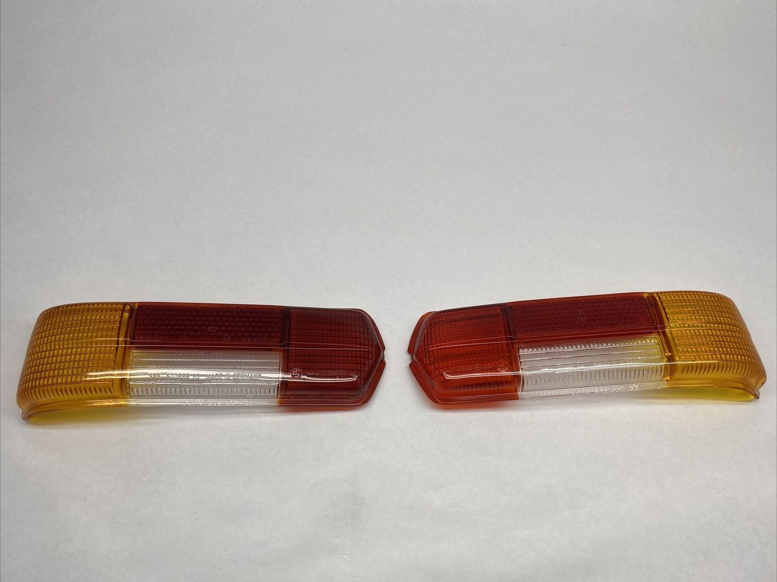 Amber Tail Light Lenses Fits Mercedes W108 280SE W109 300SE Sedan | eBay