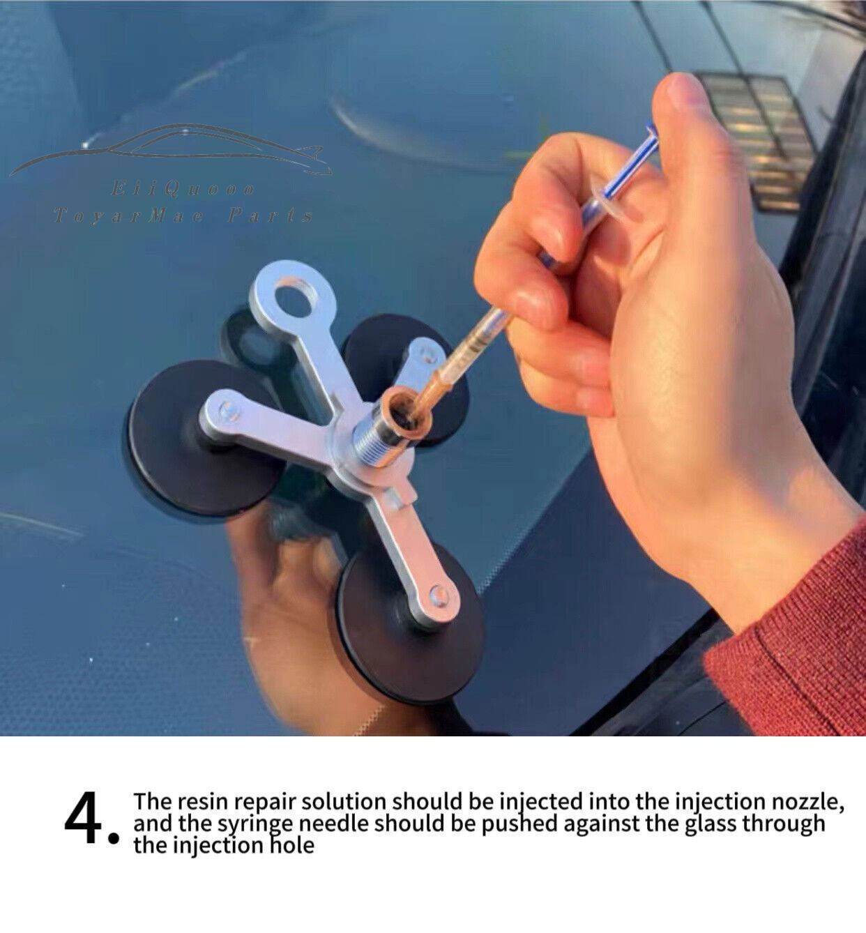 Professional Car Front Windshield Repair Kit Car Crack Repair Glass ...