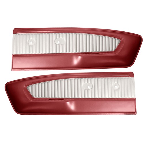 TMI Pony Door Panel Two-Tone 65 Correct Red Outside With White Insert ...