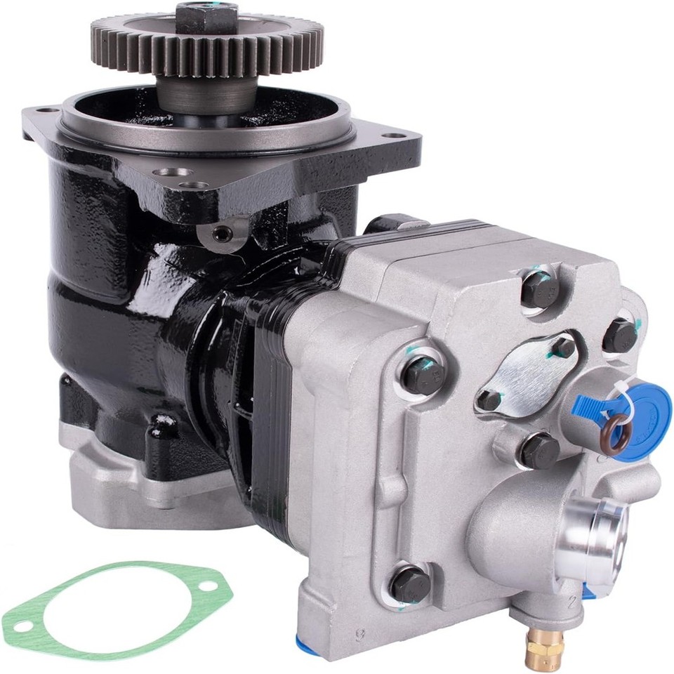 For Detroit Diesel DD15 Truck Air Brake Compressor with Gear DDE ...