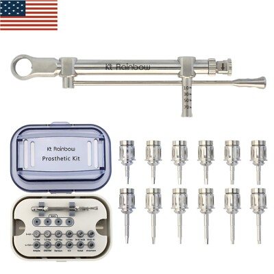 Universal Implant Drivers Kit Torque Wrench Hand Screwdriver Hex 1.2 3i ...