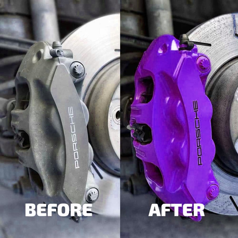 BREMBO CALIPER PAINT Metallic Cadbury Purple Vivid Purple Atlantis Blue ...