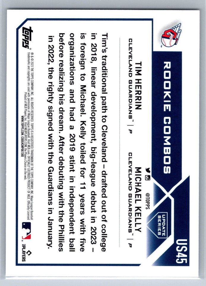 2023 Topps Update #US45 Tim Herrin / Michael Kelly | eBay