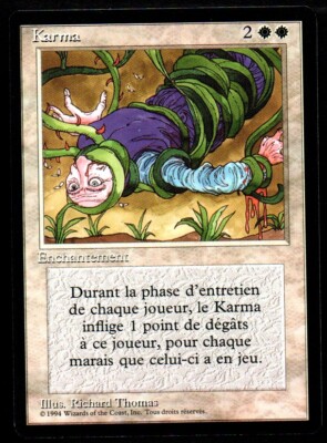 MRMS FR/VF Karma NM MTG Magic FBB 1994 | eBay