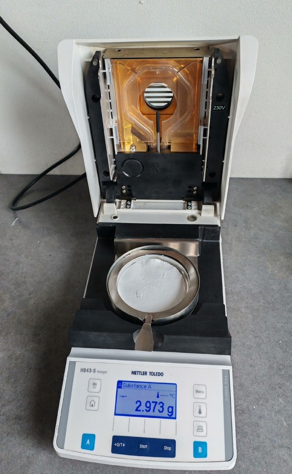 1PC USED METTLER TOLEDO HB43-S Halogen Moisture Analyzer | eBay