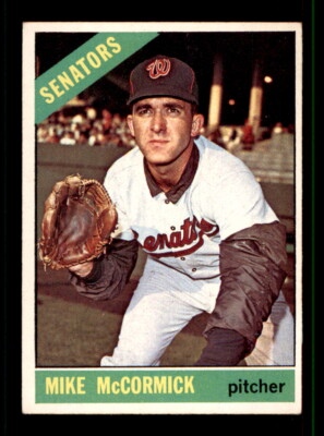 1966 Topps #118 Mike McCormick - Crease Free | eBay